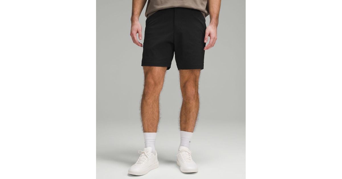 lululemon Abc Classic-Fit Short 7" in Black for Men | Lyst UK