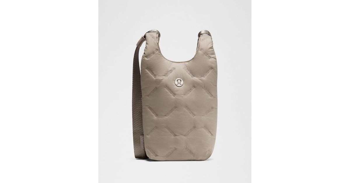 lululemon Quilty Pleasures Phone Crossbody Bag 1L in Grey | Lyst UK