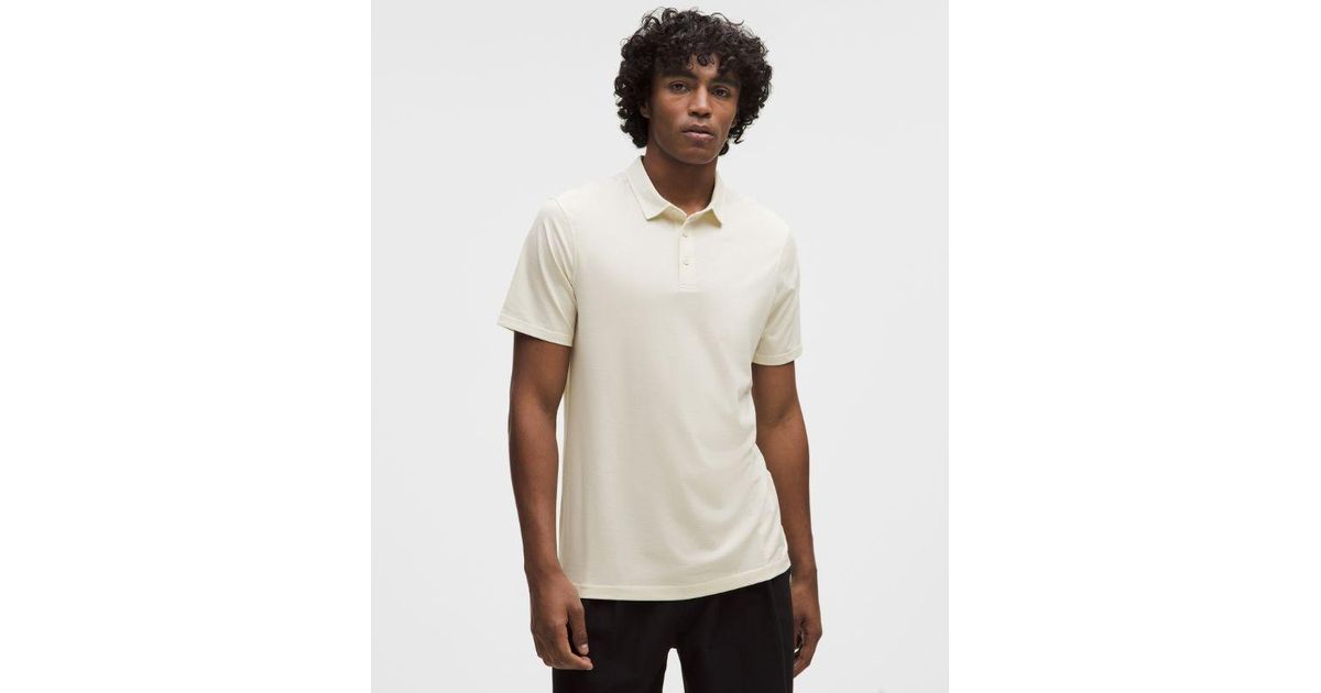 lululemon – Evolution Short-Sleeve Polo Shirt – – Size Large in White ...