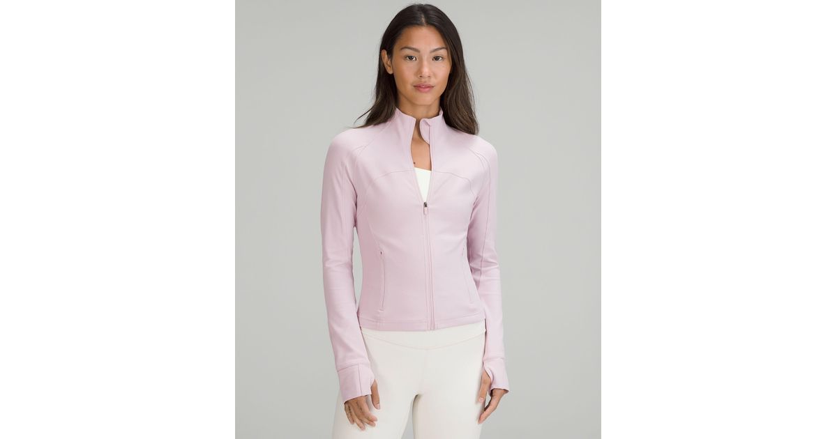 lululemon Cropped Define Jacket Nulu in Pink | Lyst UK