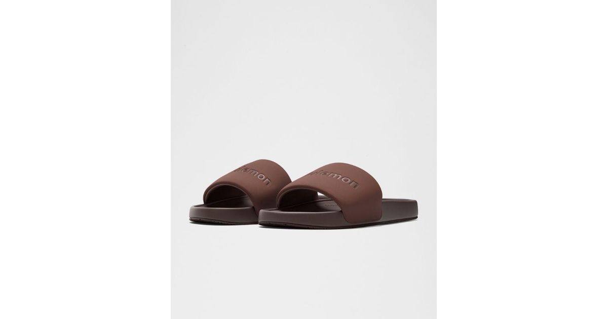 lululemon – Restfeel Slides Graphic – Size 14 in Brown for Men | Lyst UK