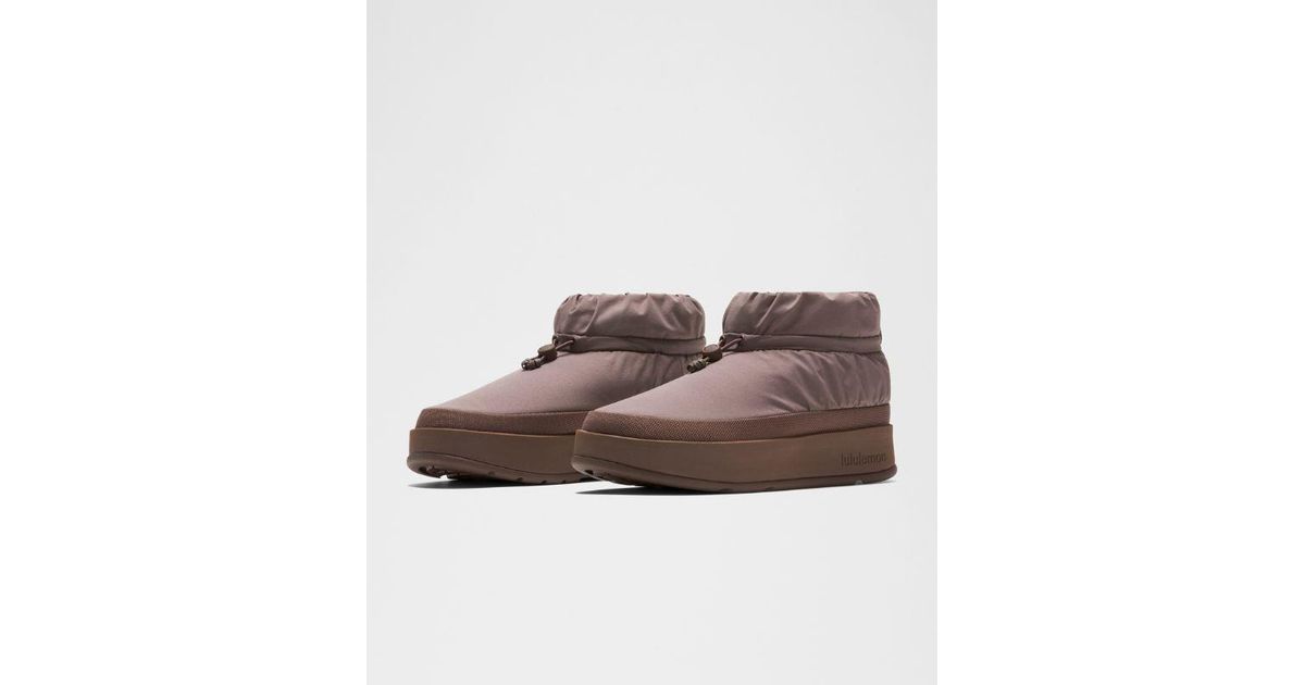 lululemon Wunder Puff Mini Boot in Brown | Lyst UK