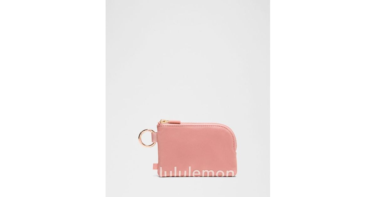 lululemon – Clippable Card Pouch Bag – in Pink | Lyst UK