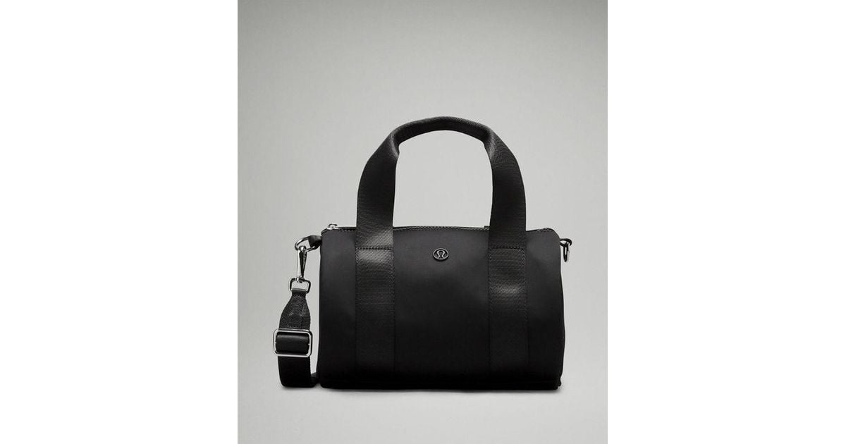 lululemon – Knit Nylon Mini Barrel Duffle Bag 5L – in Black | Lyst UK