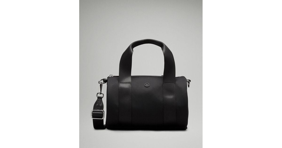 lululemon – Knit Nylon Mini Barrel Duffle Bag 5L – in Black | Lyst