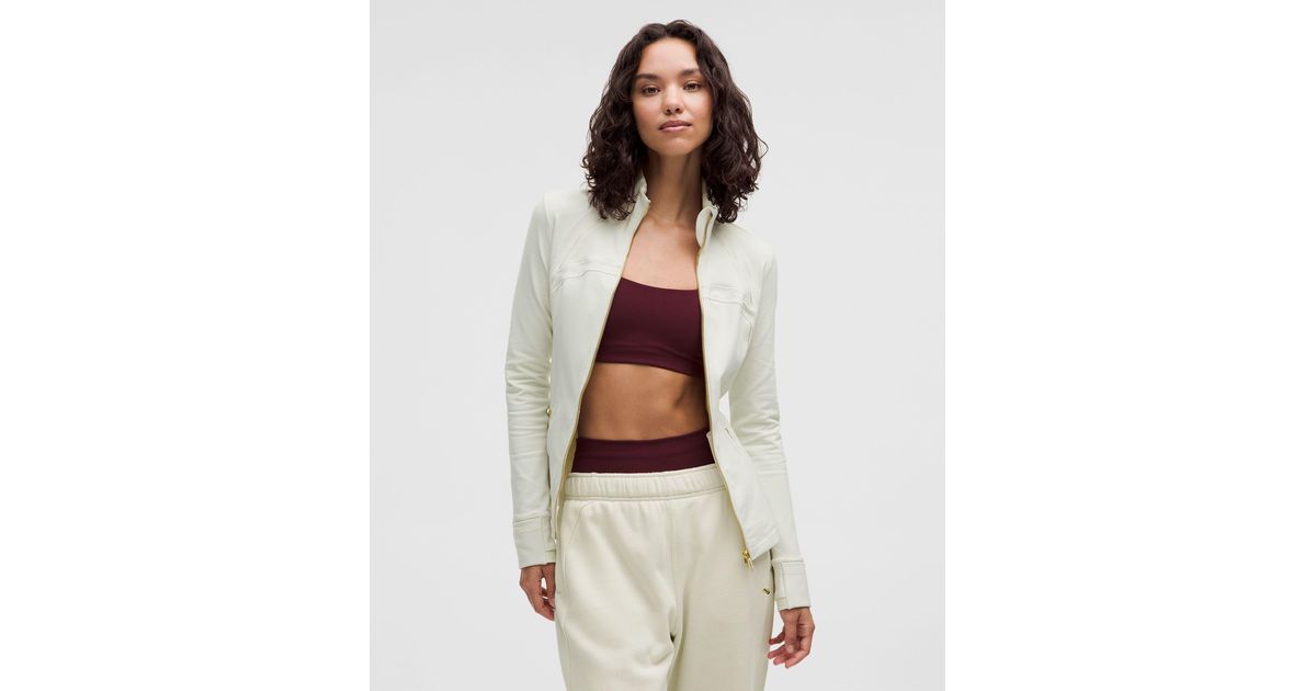 lululemon Define Jacket Luon Sparkle in White | Lyst