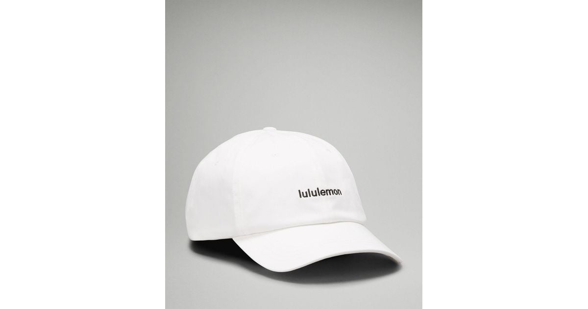 lululemon Classic Ball Cap Wordmark in White | Lyst