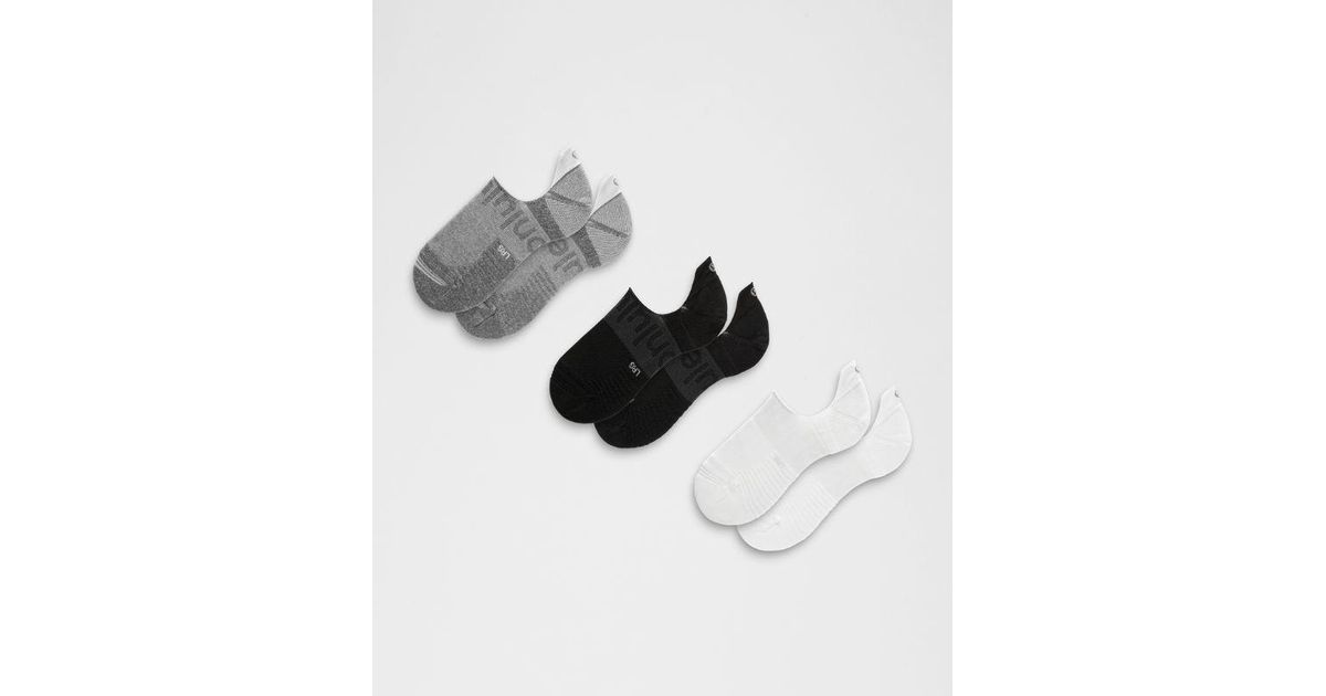 lululemon – Power Stride No-Show Socks 3 Pack – – Size Large in White ...