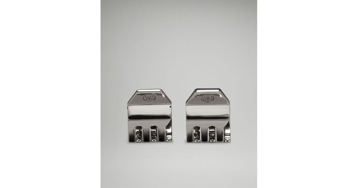 lululemon Small Metal Claw Clips 2 Pack in Metallic | Lyst