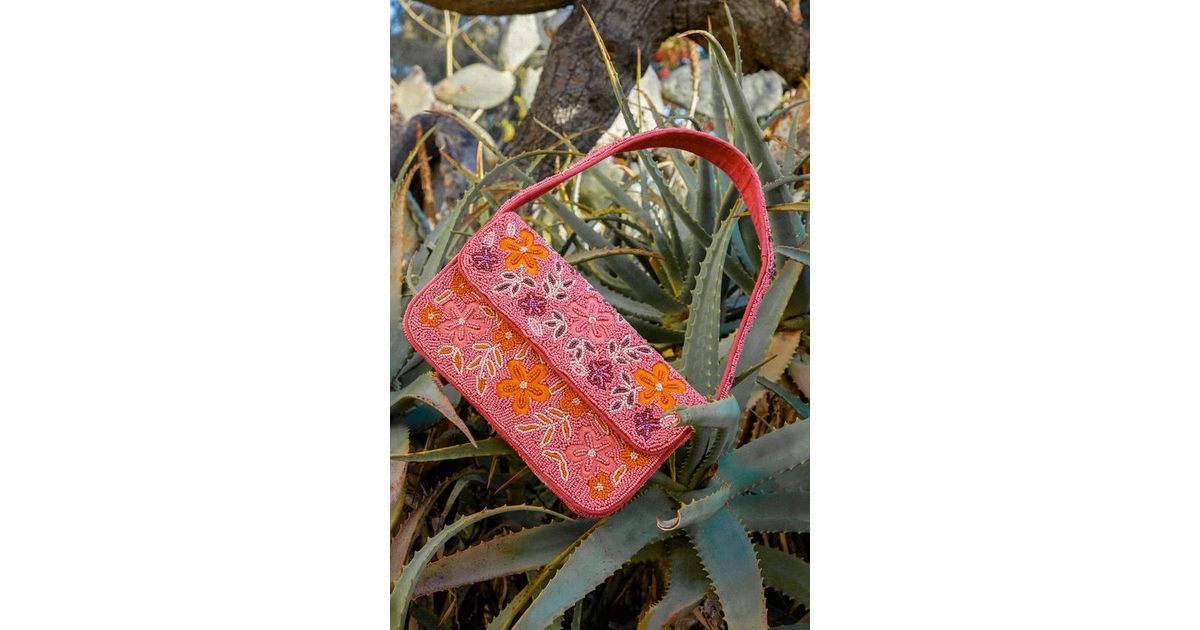 Lulus Bold Accent Multi Beaded Shoulder Bag | Lyst