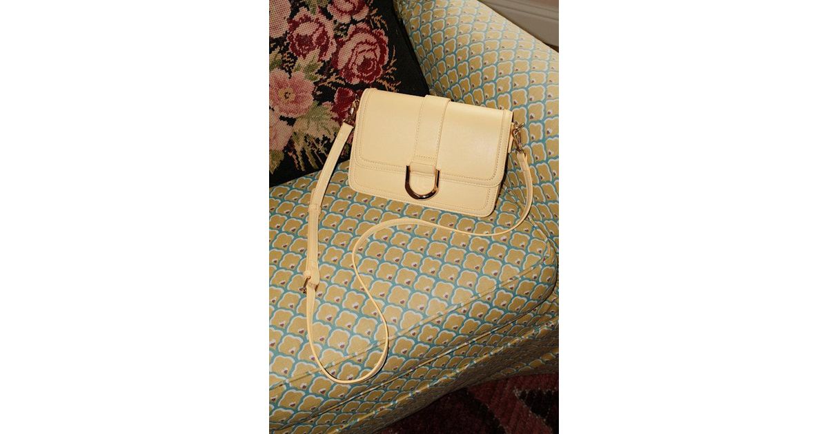 Lulus Murna Pale Crossbody Bag in Natural | Lyst