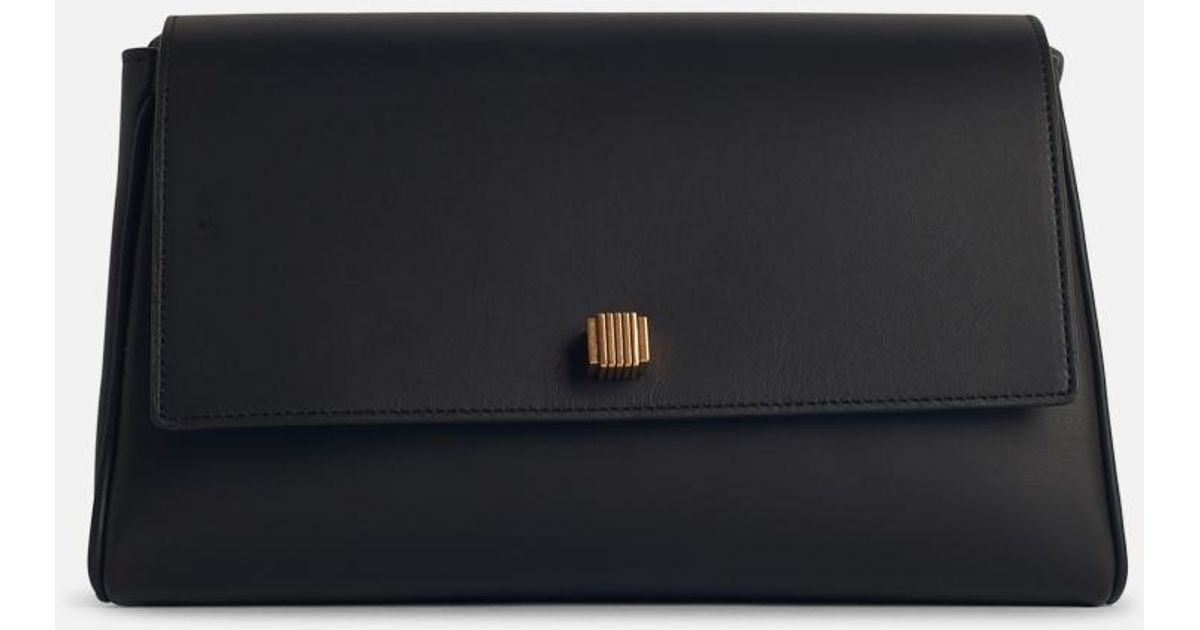 Khaite 'Cate' Leather Crossbody Bag in Black | Lyst