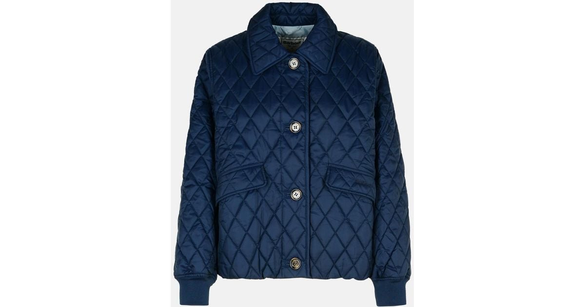 Barbour 'Alexa' Polyamide Jacket in Blue | Lyst