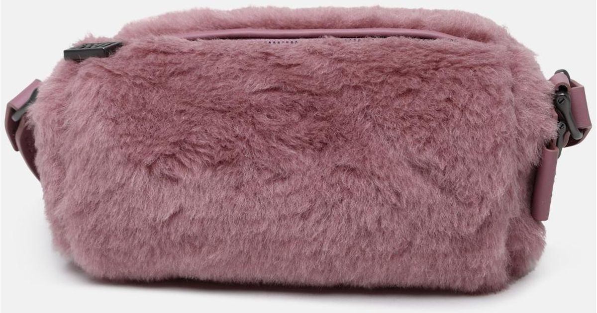 Max Mara Small 'teddyrolls' Teddy Bag in Purple | Lyst