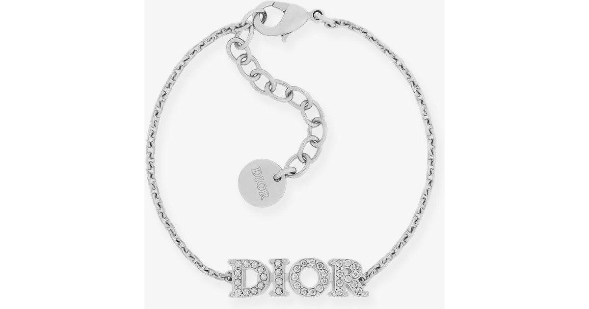 Dior Metal Evolution Bracelet With Finishes in White | Lyst
