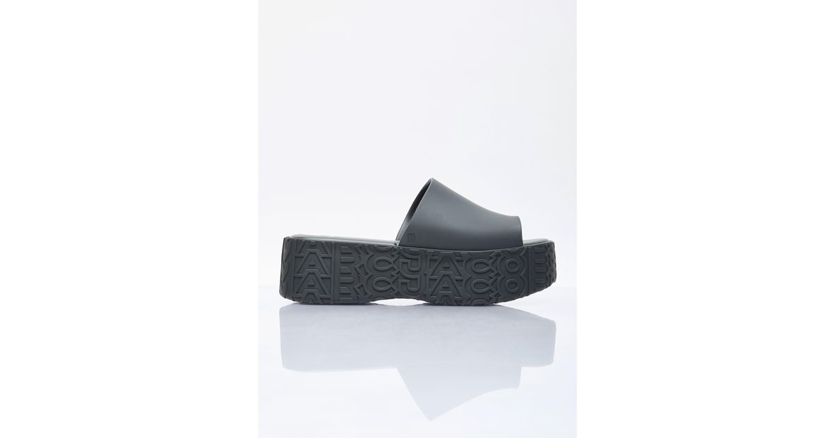 MELISSA X MARC JACOBS Becky Platform Slides | Lyst