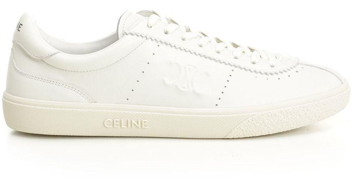 Celine Sneaker Triomphe in White for Men | Lyst