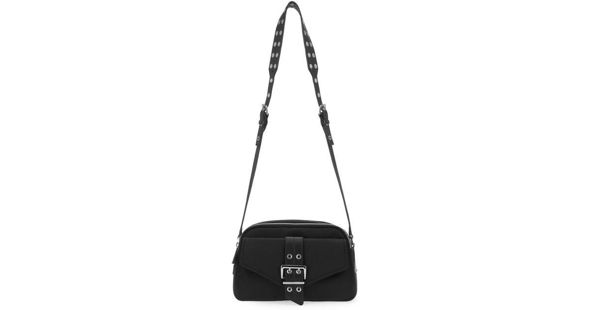 Ganni Chamber Bag "Bucky" in Black | Lyst