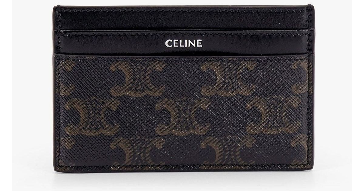 Celine Wallets in Black for Men | Lyst
