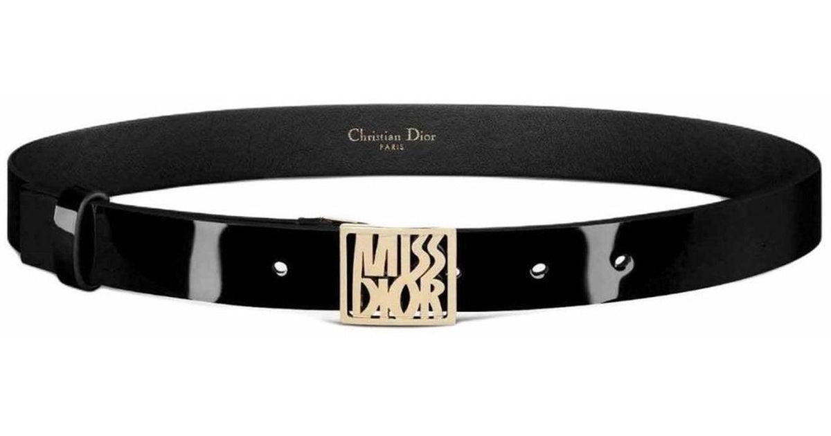 Dior Miss Belt in Black | Lyst