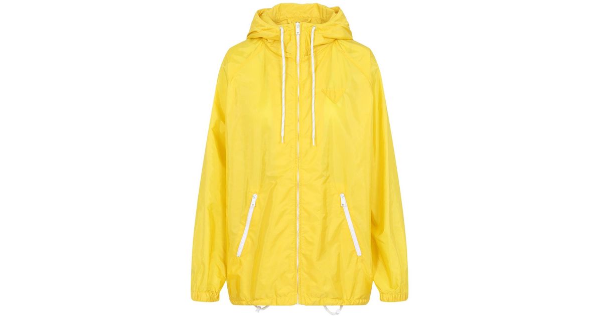 Prada Blouson in Yellow | Lyst