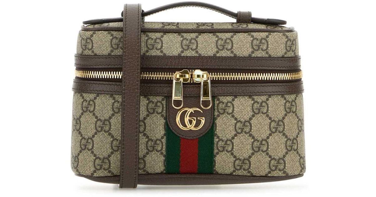 Gucci Ophidia Gg Mini Bag in Brown | Lyst