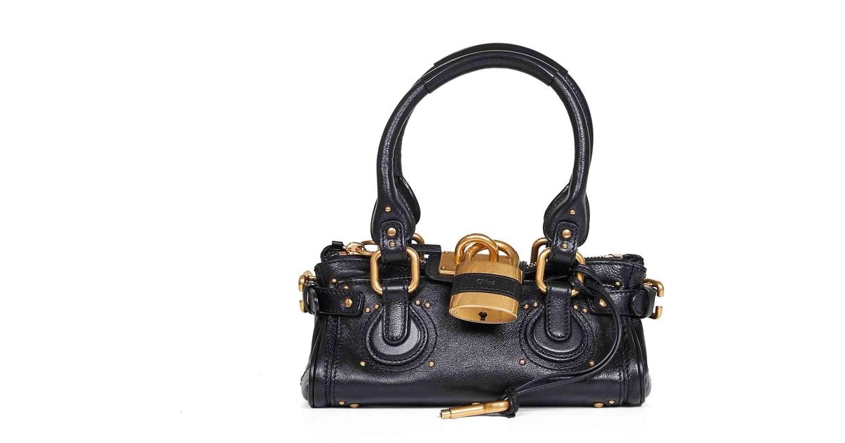 Chloé Paddington Small Handbag in Blue | Lyst