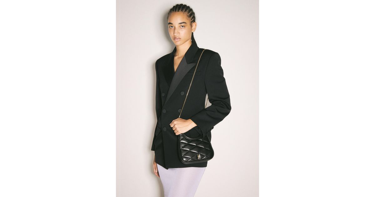 Saint Laurent Sade Hobo Shoulder Bag in Black | Lyst