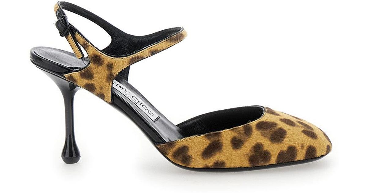 Jimmy Choo 'Pixie' Pumps With High Sculpted Heel And All-Over Leopard ...