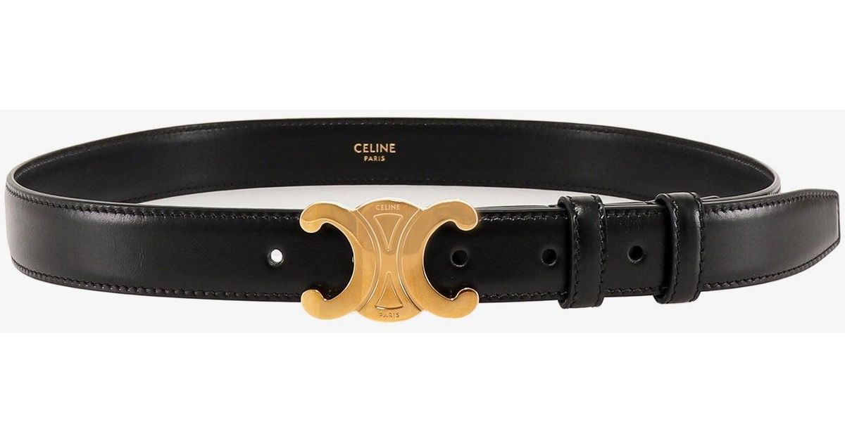 Celine Belts in White | Lyst