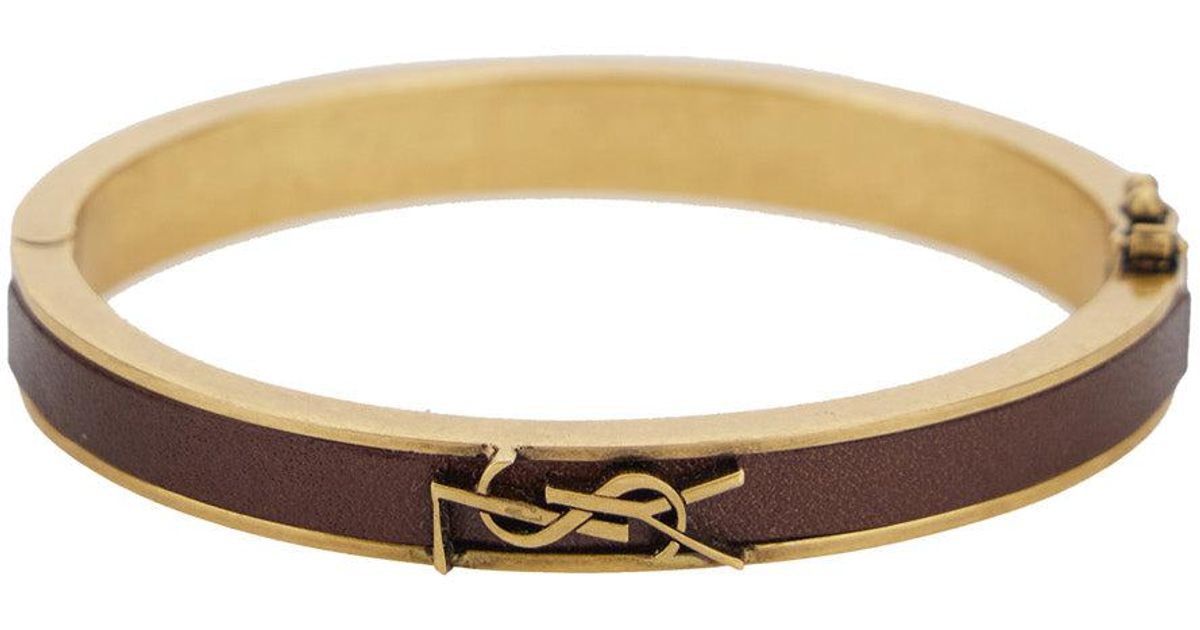 Saint Laurent And Colored Bracelt With Cassandre in Metallic for Men | Lyst