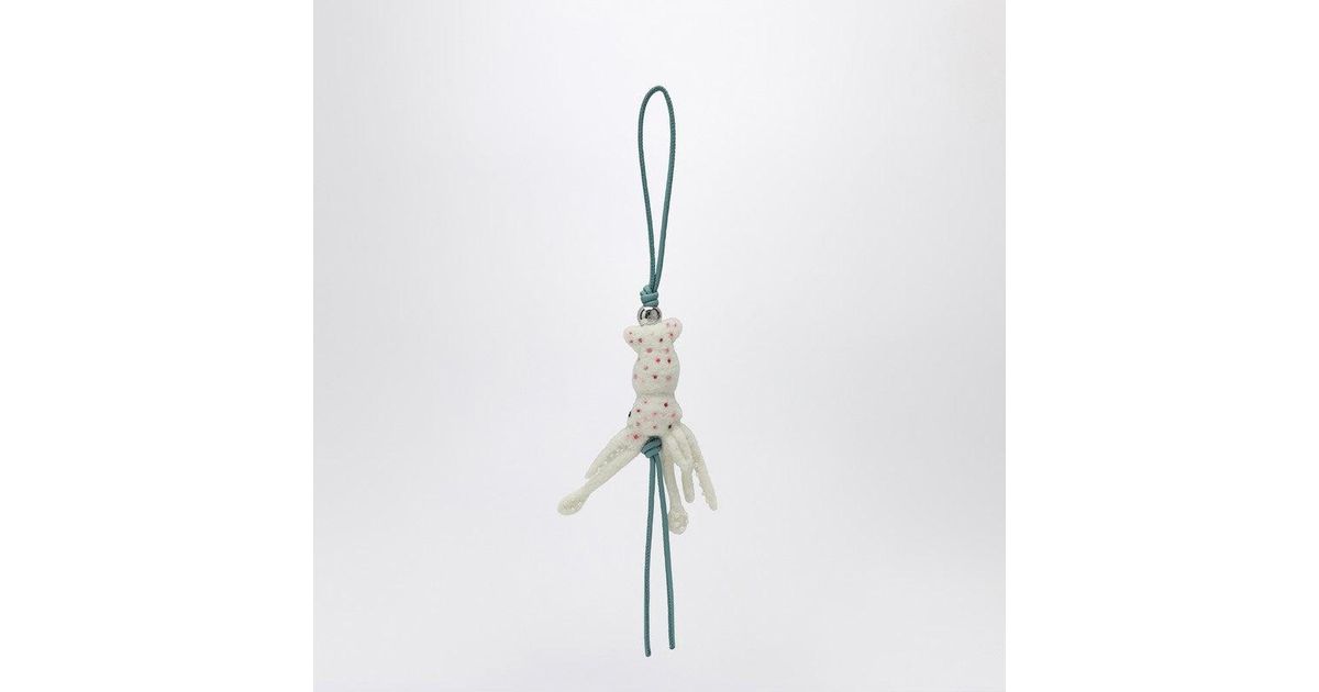 Loewe Felt And Leather Squid Charm in Metallic | Lyst