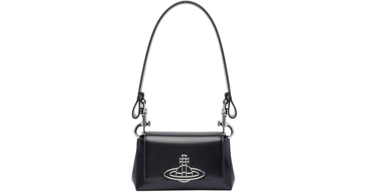Vivienne Westwood Small Hazel Shoulder Bag in Black | Lyst