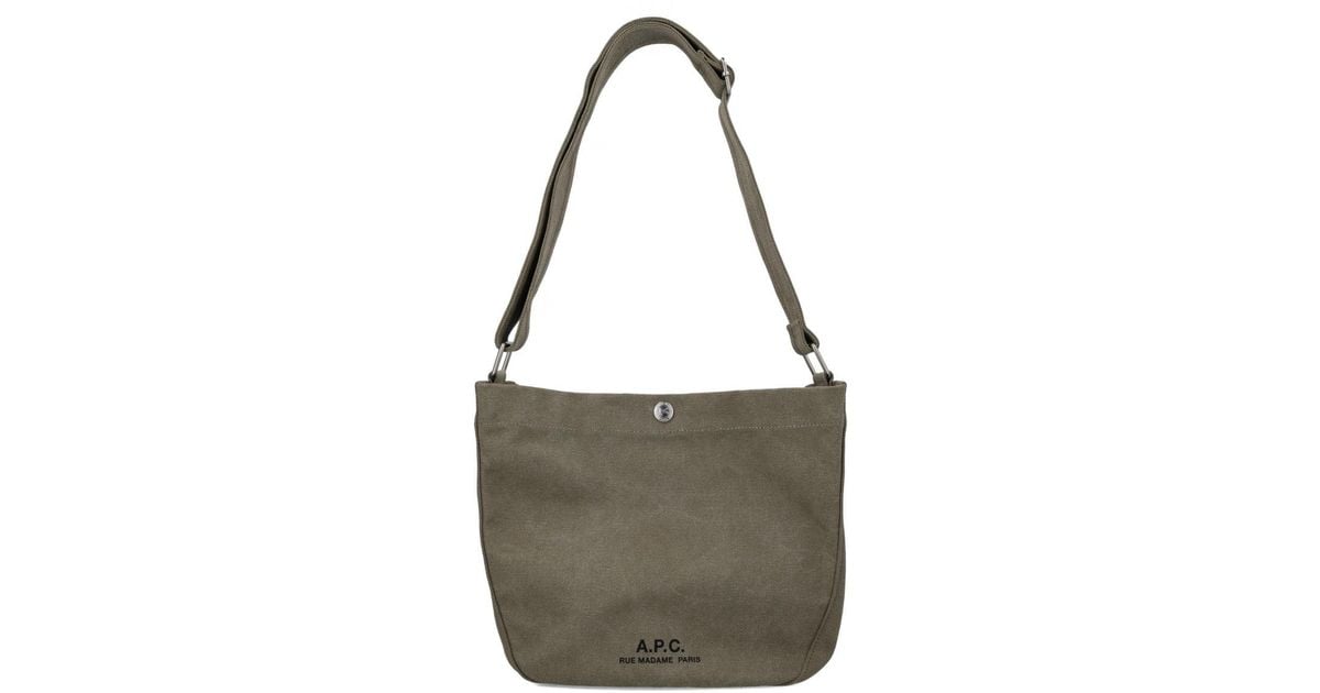 A.P.C. Bag Besace Journal in Metallic for Men | Lyst