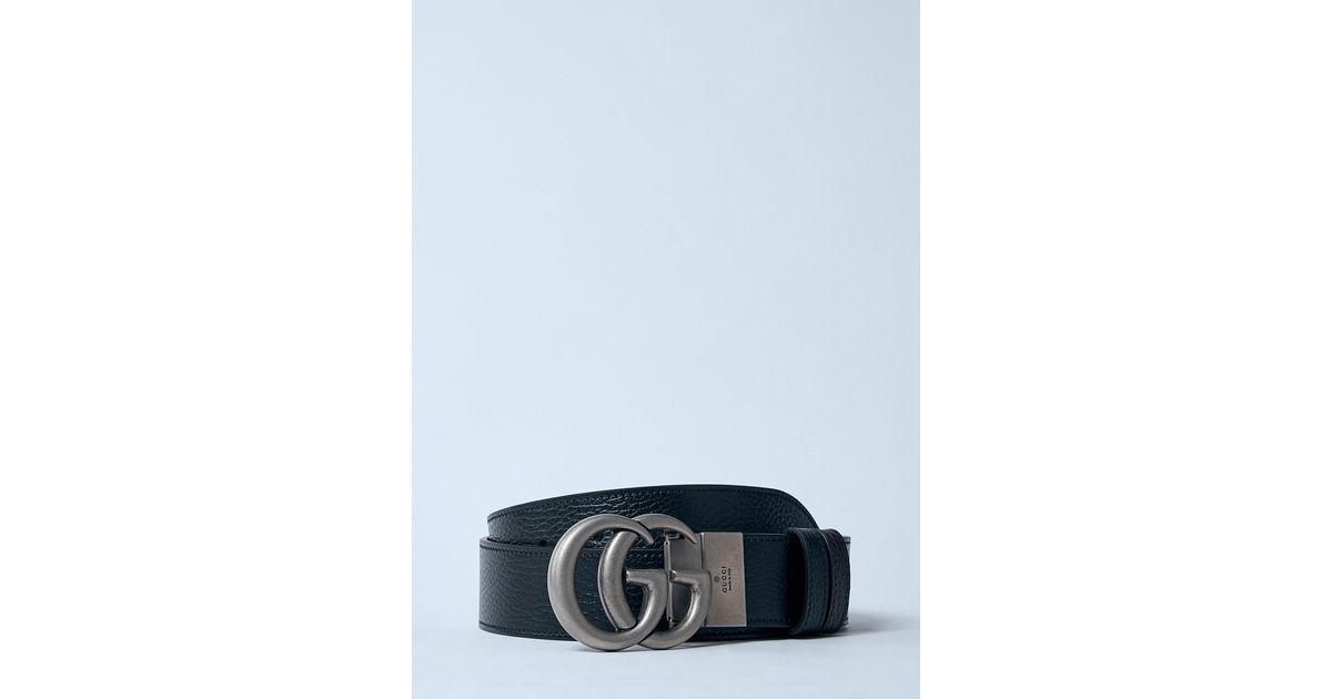 Gucci Gg Marmont Reversible Belt in Blue for Men | Lyst