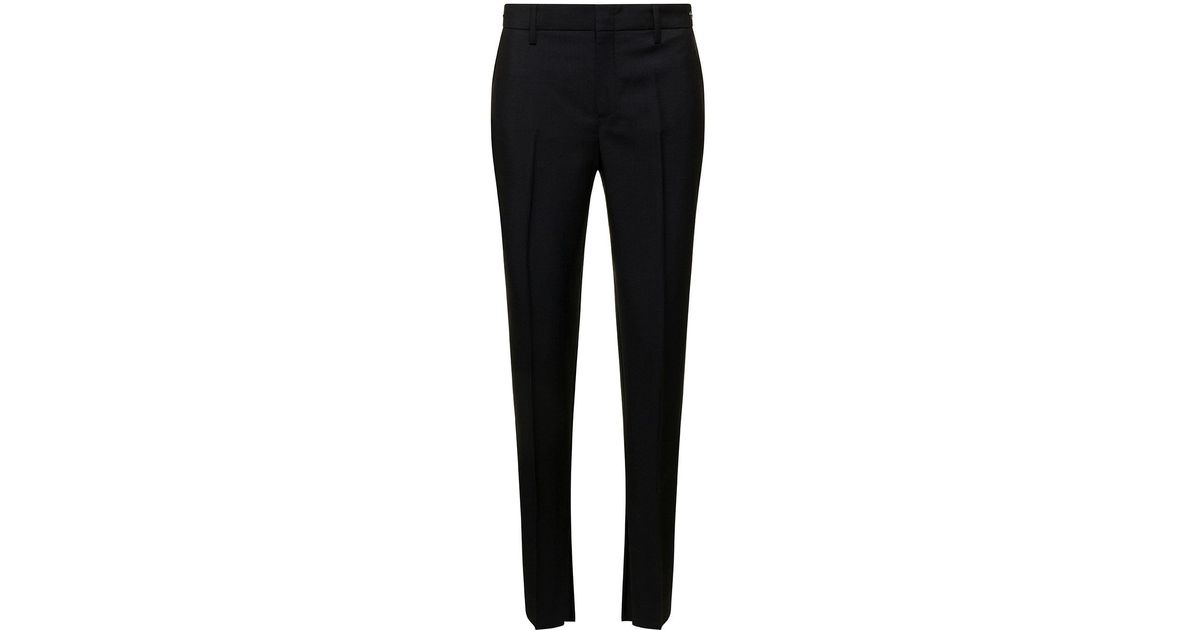 Gucci Slim Pants With Horsebit Detail in Black for Men | Lyst