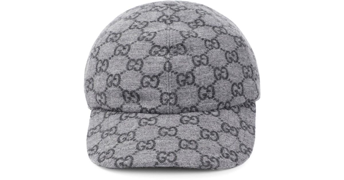 Gucci Dailly Hat in Gray for Men | Lyst
