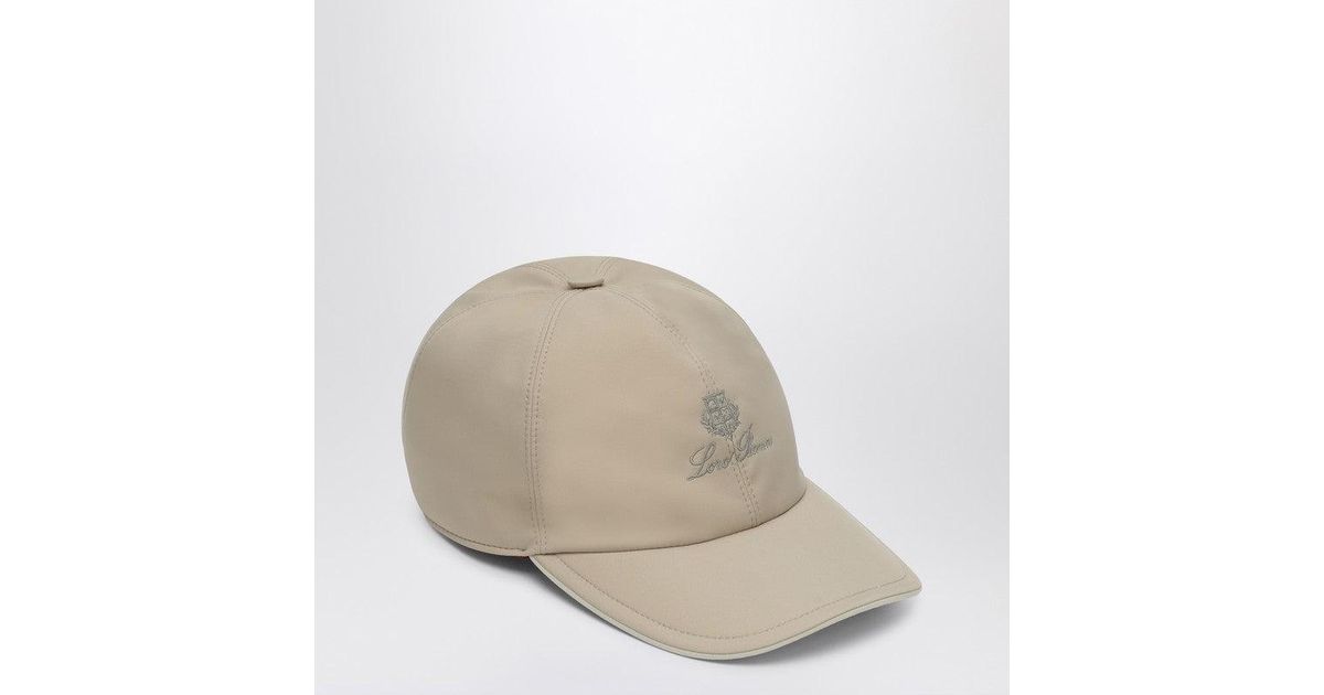 Loro Piana Ivory Baseball Cap in White for Men | Lyst