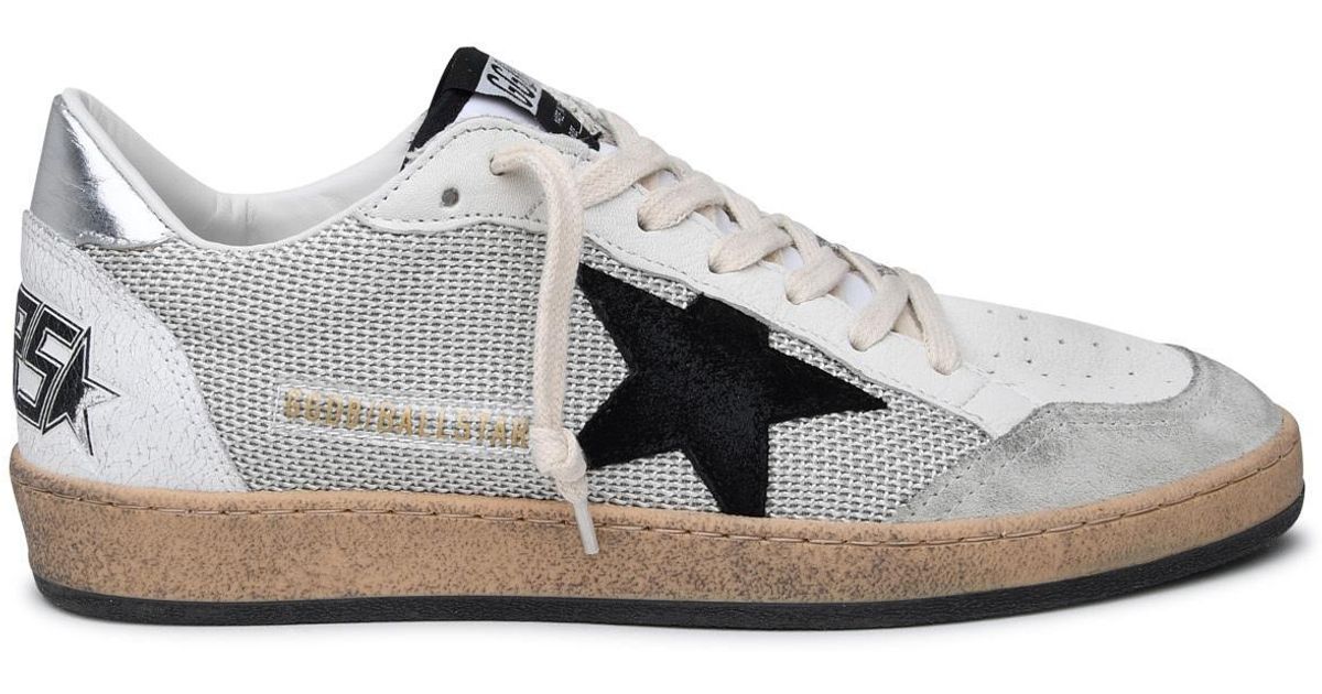 Golden Goose Ballstar Sneakers With Iconic Suede Star Appliqué in White ...