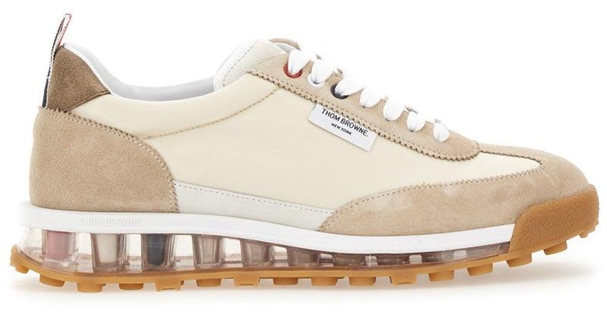 Thom Browne Tech Runner Sneaker With 4 Cm Rubber Sole in White for Men ...