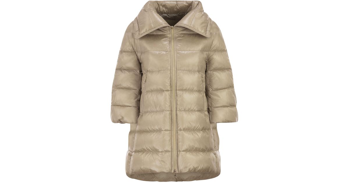 Herno Cleofe in Natural | Lyst