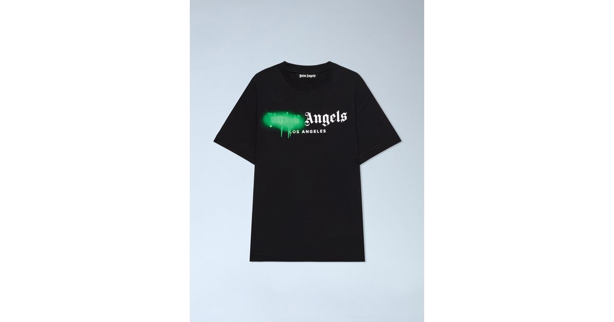 Palm Angels Spray La T-Shirt in Black for Men | Lyst