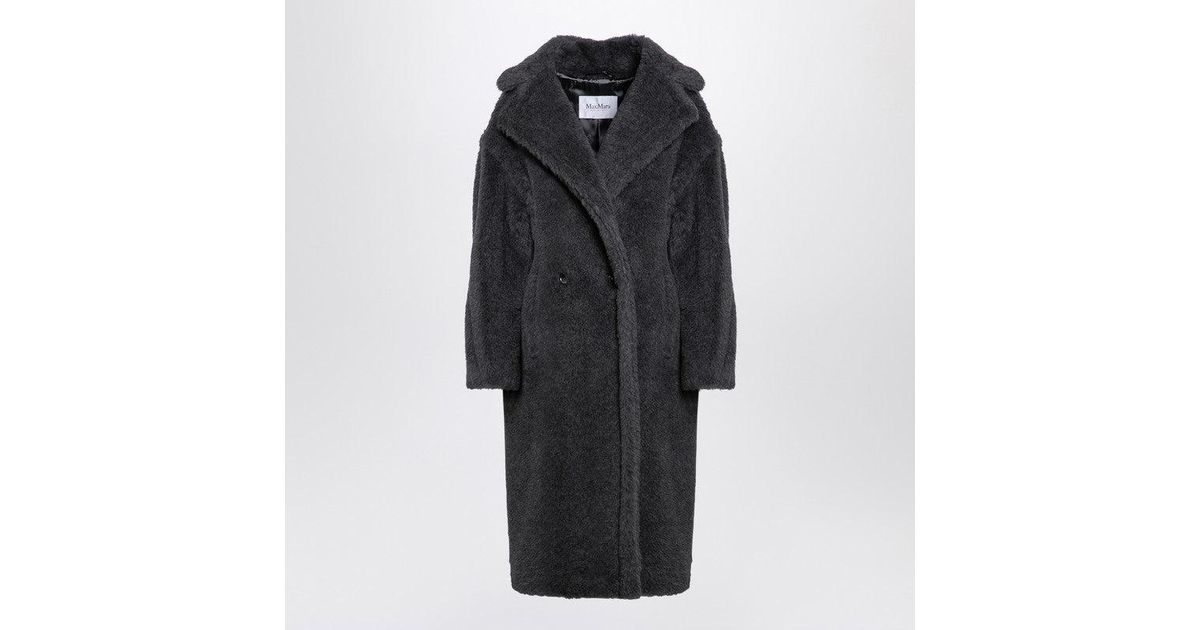 Max Mara Teddy Bear Icon Coat in Black | Lyst