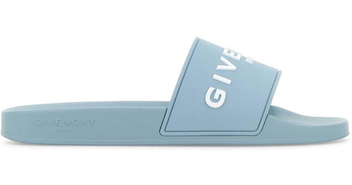 Givenchy Light Rubber Slippers in Blue for Men | Lyst