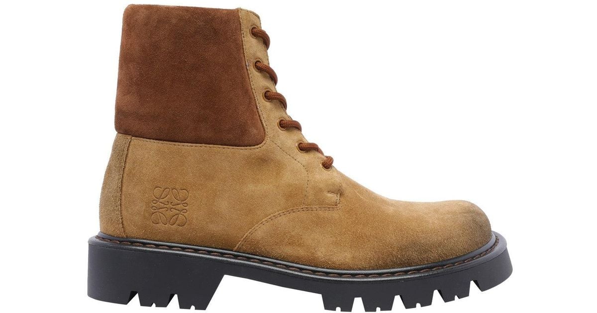 Loewe Sierra Ankle Boots in Brown for Men | Lyst