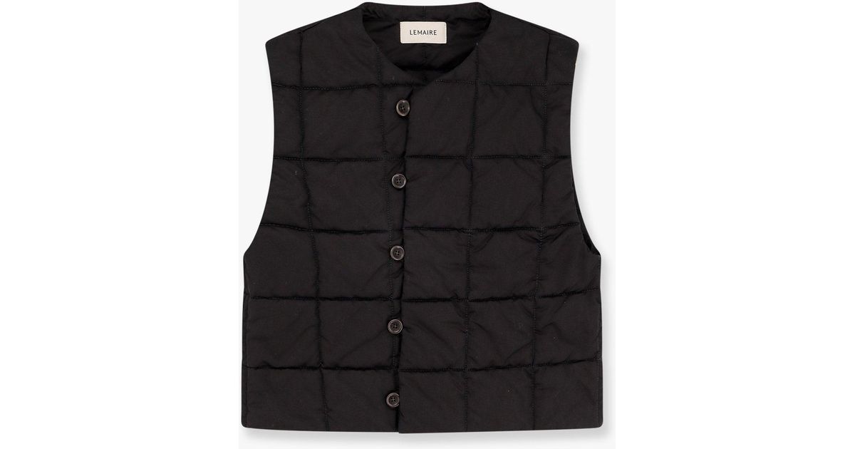 Lemaire Wadded in Black | Lyst