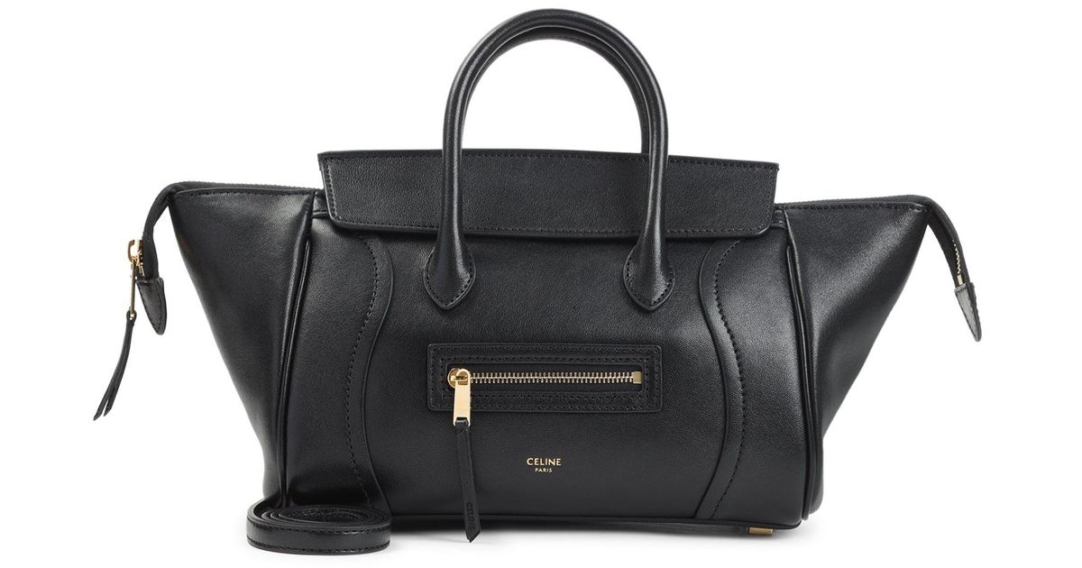Celine Small Luggage in Black | Lyst