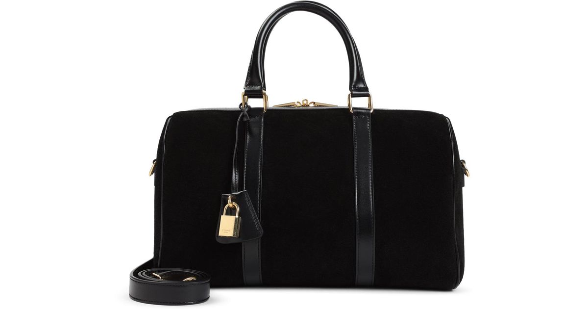Celine Boston Handbag in Black | Lyst