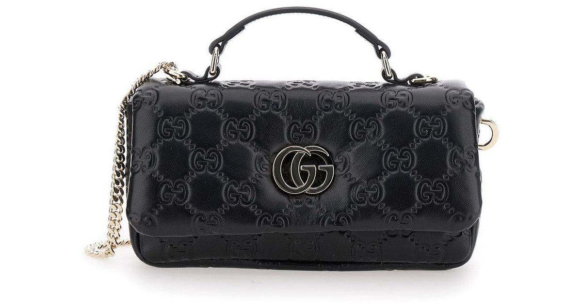 Gucci 'Gg Milano' Crossbody Bag With Removable Chain-Link Shoulder ...