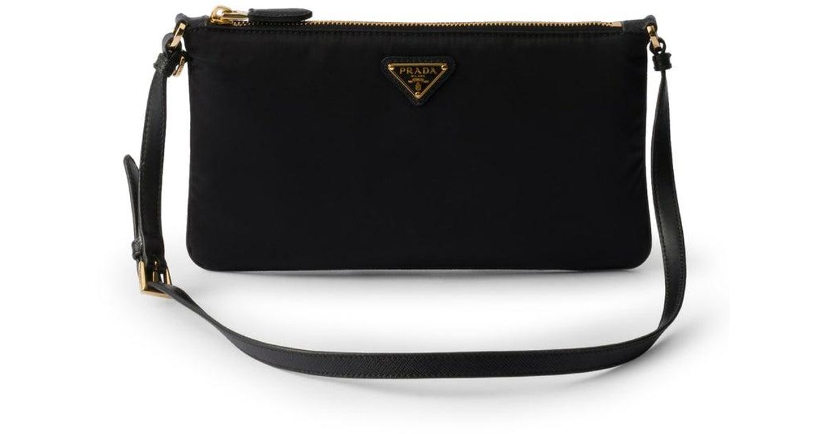 Prada Pouch in Black | Lyst